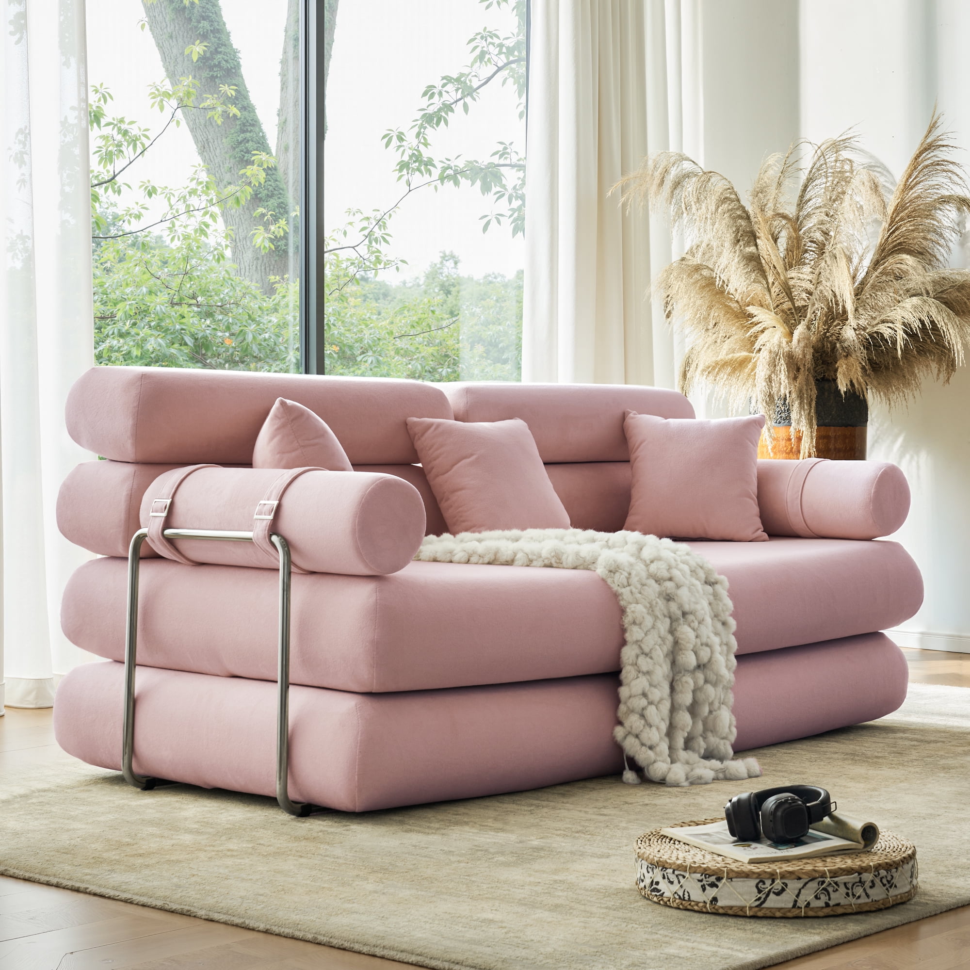 Click here for Yinix 78.7 Sofa Bed With 3 Pillows  3 Seater Sofa... prices