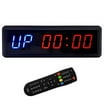 BTB SIGN Led Interval Timer Count Down/Up Clock Stopwatch with Remote for Home Gym Fitness, Two ...