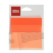Office Depot® Brand Lined Sticky Notes, 4" x 4", Assorted Vivid Colors ...