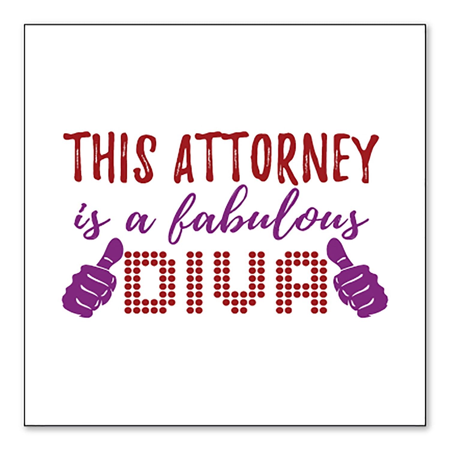 DistinctInk Custom Bumper Sticker - 10" x 10" Decorative Decal - White ...