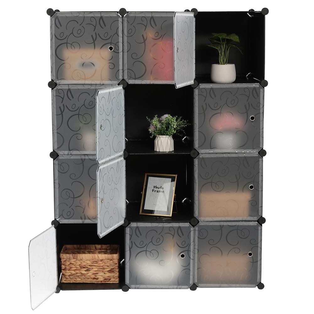 Winado 12-Cube Closet Cabinet DIY Storage Organizer Shelving - Walmart.com