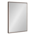Kate and Laurel Rhodes Modern Wall Mirror, 18.75" x 24.75", Bronze ...