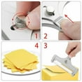 BioRing Stainless Steel Cheese Slicer, Adjustable Thickness Cutter for ...