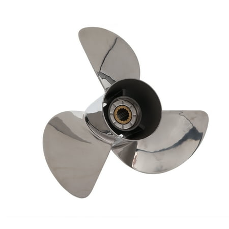 Outboard Propeller, Stainless Steel 15 Tooth Boat Outboard Propeller ...