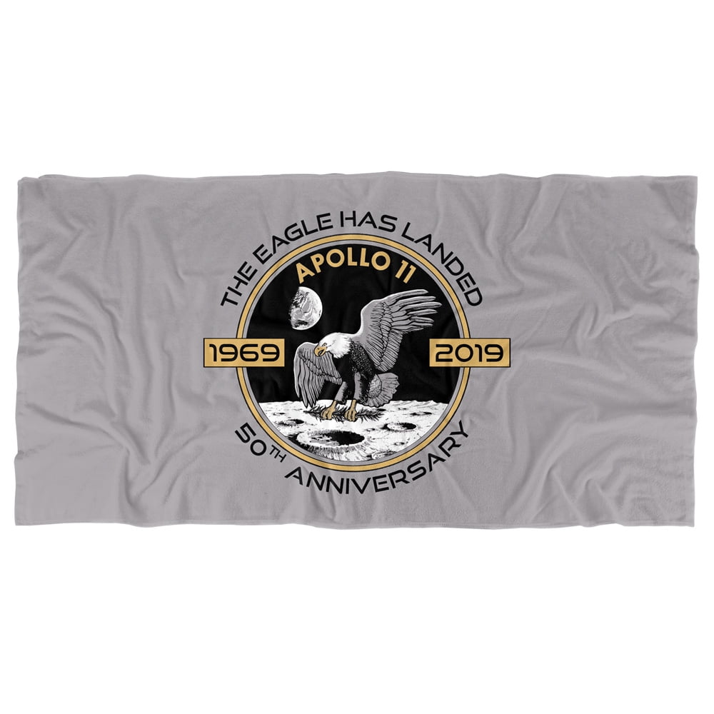 NASA Apollo Circle 50Th Officially Licensed Beach Towel 30' X 60 ...