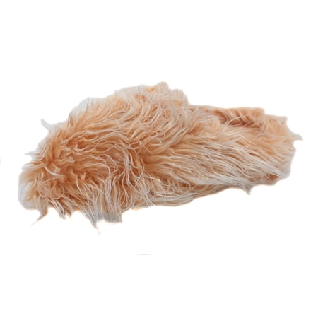 Making Waves Yellow Super Hairy Fuzzy Slippers | Walmart Canada