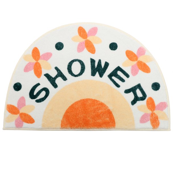 Half Circle Bath Mat