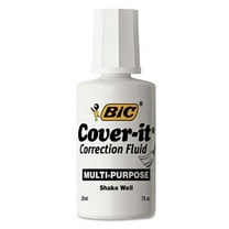 BIC White Out Quick-Dry Correction Fluid, 2-Count Pack - Walmart.com