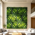Winter Poetry Upgrade Expandable Artificial Hedge Fence, Faux Leaf ...