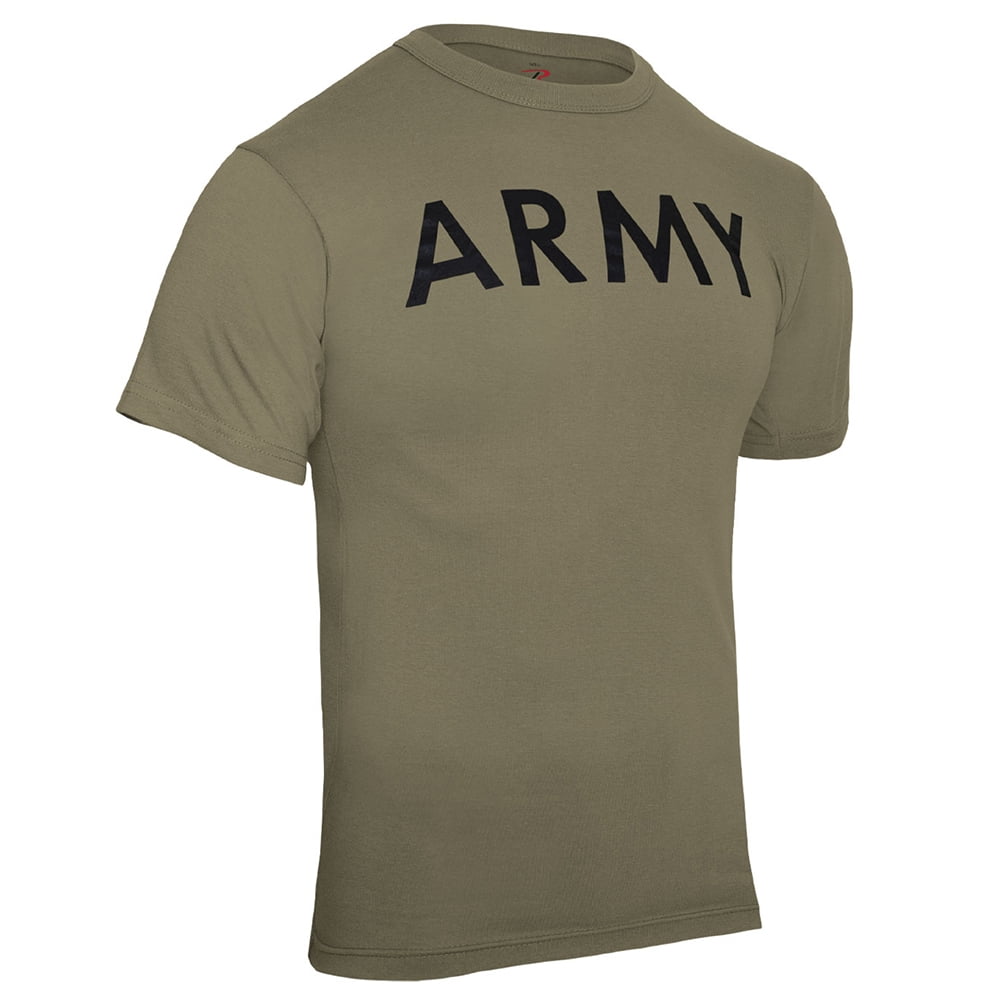 Rothco Army Physical Training T-Shirt 3872 - L - Walmart.com