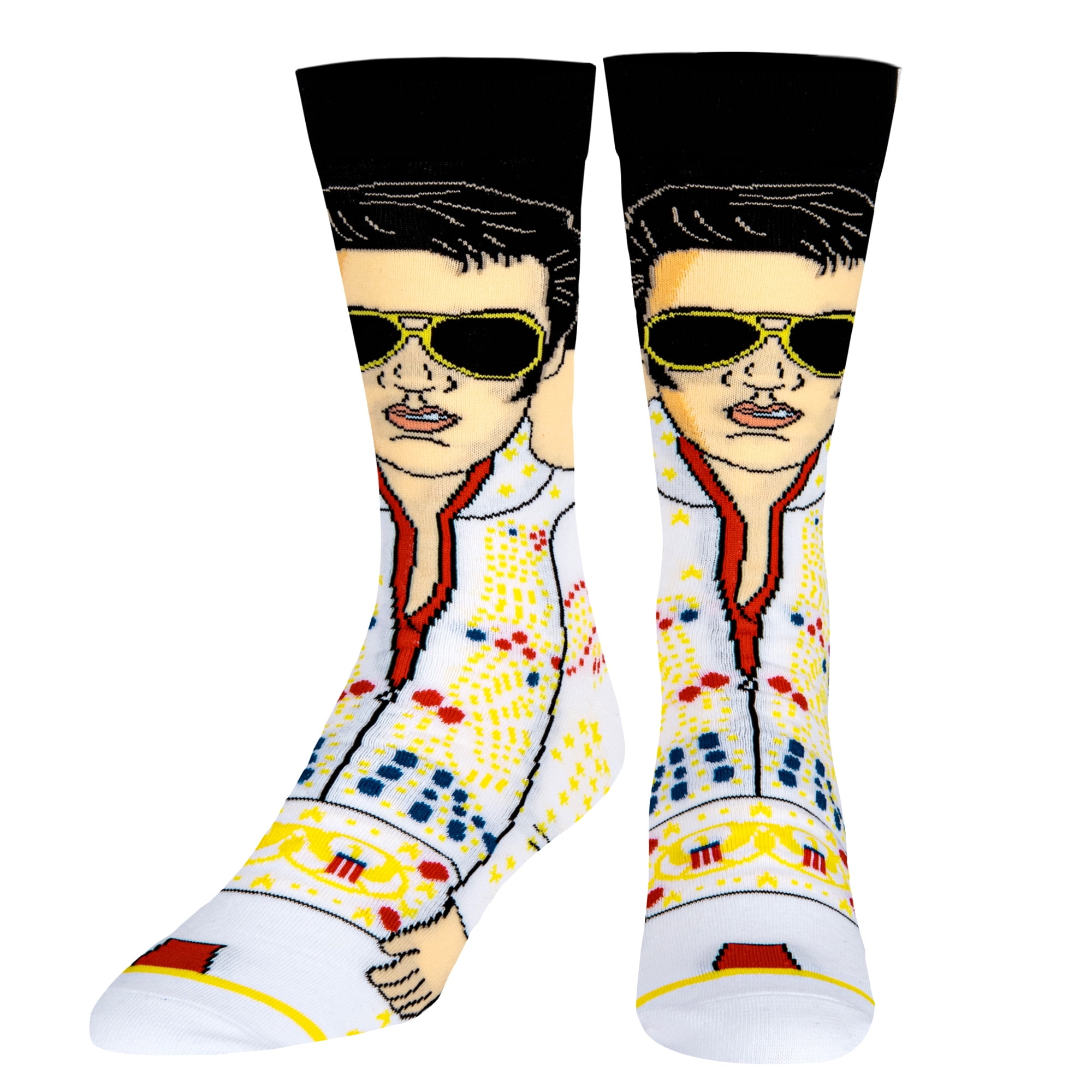 Odd Sox, Elvis Presley, King of Rock N Roll Socks for Men, Eagle ...