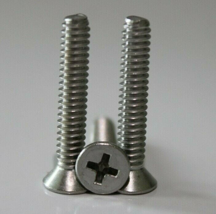 #10-24 Phillips flat head Machine screws Stainless steel 18-8 / 304 (1 ...