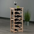 Winsome Napa 28-Bottle Wine Rack, Natural Finish - Walmart.com