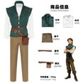 2024 Flynn Rider Tangled Rapunzel Cosplay Costume Adult Carnival ...