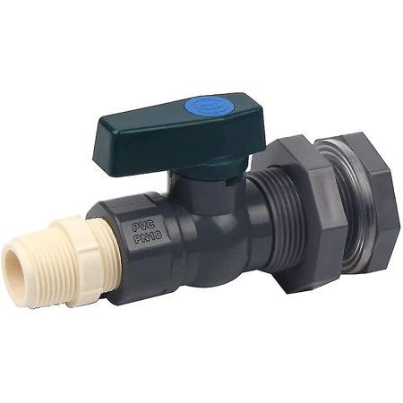 Auspicious-pvc Rain Butt Tap Set, 3/4 Inch Rain Butt Valves With ...