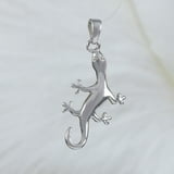 Unique Hawaiian Large Gecko Necklace, Sterling Silver Gecko Lizard ...