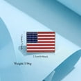 American Flag Brooch Pin Us Patriotic Enamel Lapel Pin For Suit Hat Bag ...