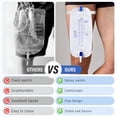 XIRQI 10 Pack 1000ml Leg Bag Urinary Drainage with Anti-Reflux Valve ...