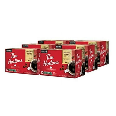 Tim Hortons Premium Blend Medium Roast Keurig Coffee Pods, 100% Arabica ...