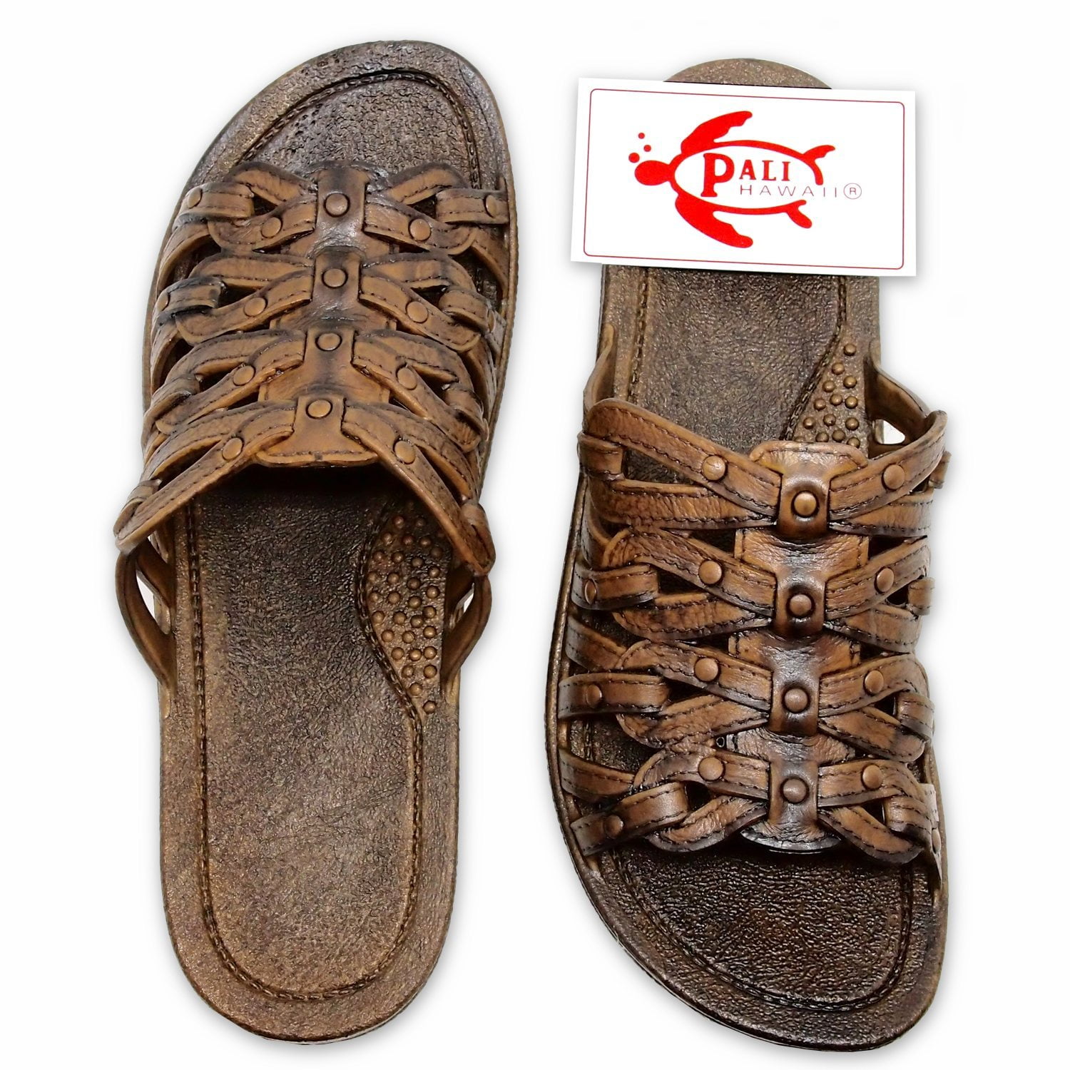 Pali Hawaii TIA BROWN Jandals with Certificate of Authenticity - Size 6 ...