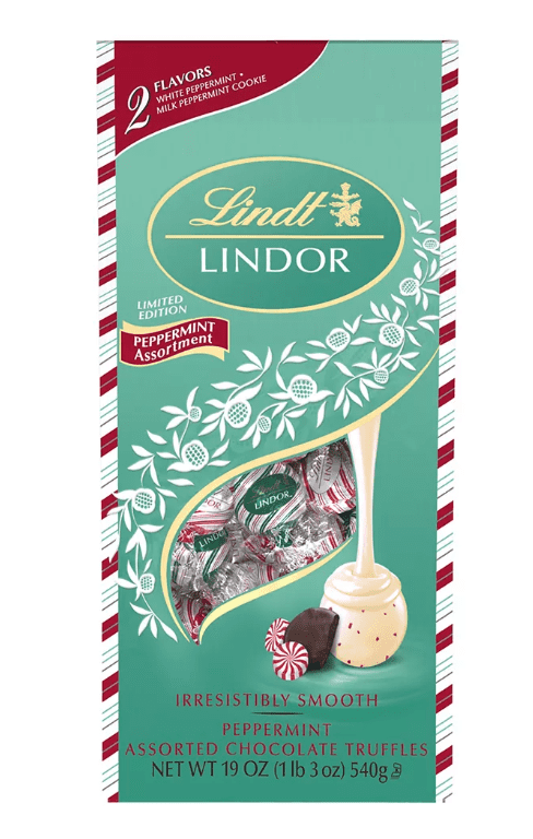 Lindor Holiday Peppermint Duo Bag, 19 oz. - Walmart.com