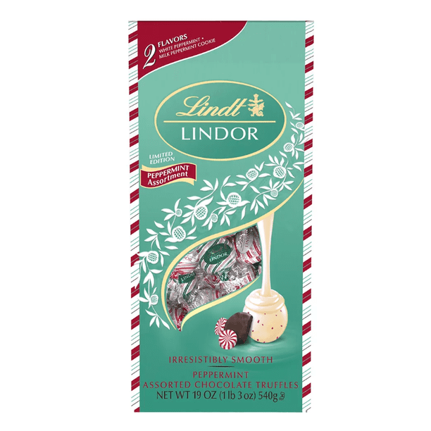 Lindor Holiday Peppermint Duo Bag, 19 oz. - Walmart.com