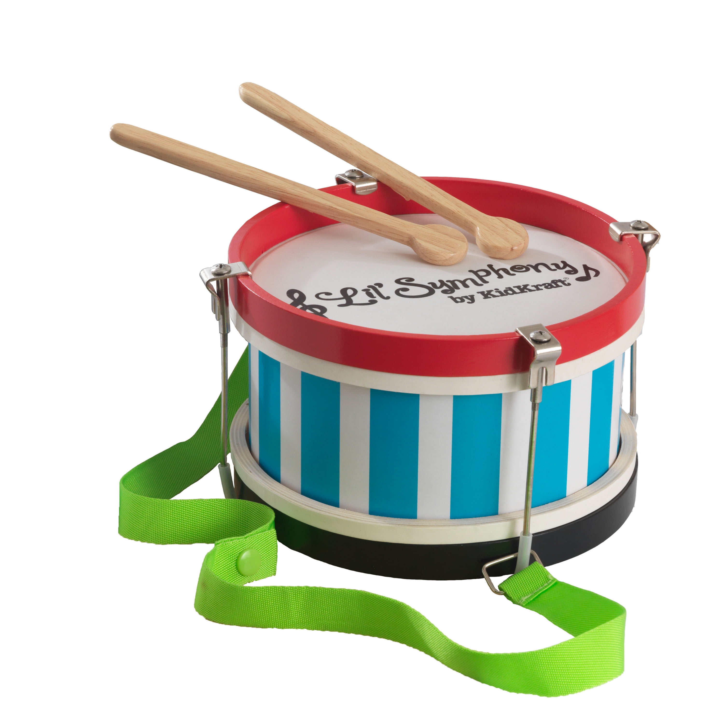 KidKraft Lil' Symphony Wooden Drum and Drumsticks Children's Musical ...
