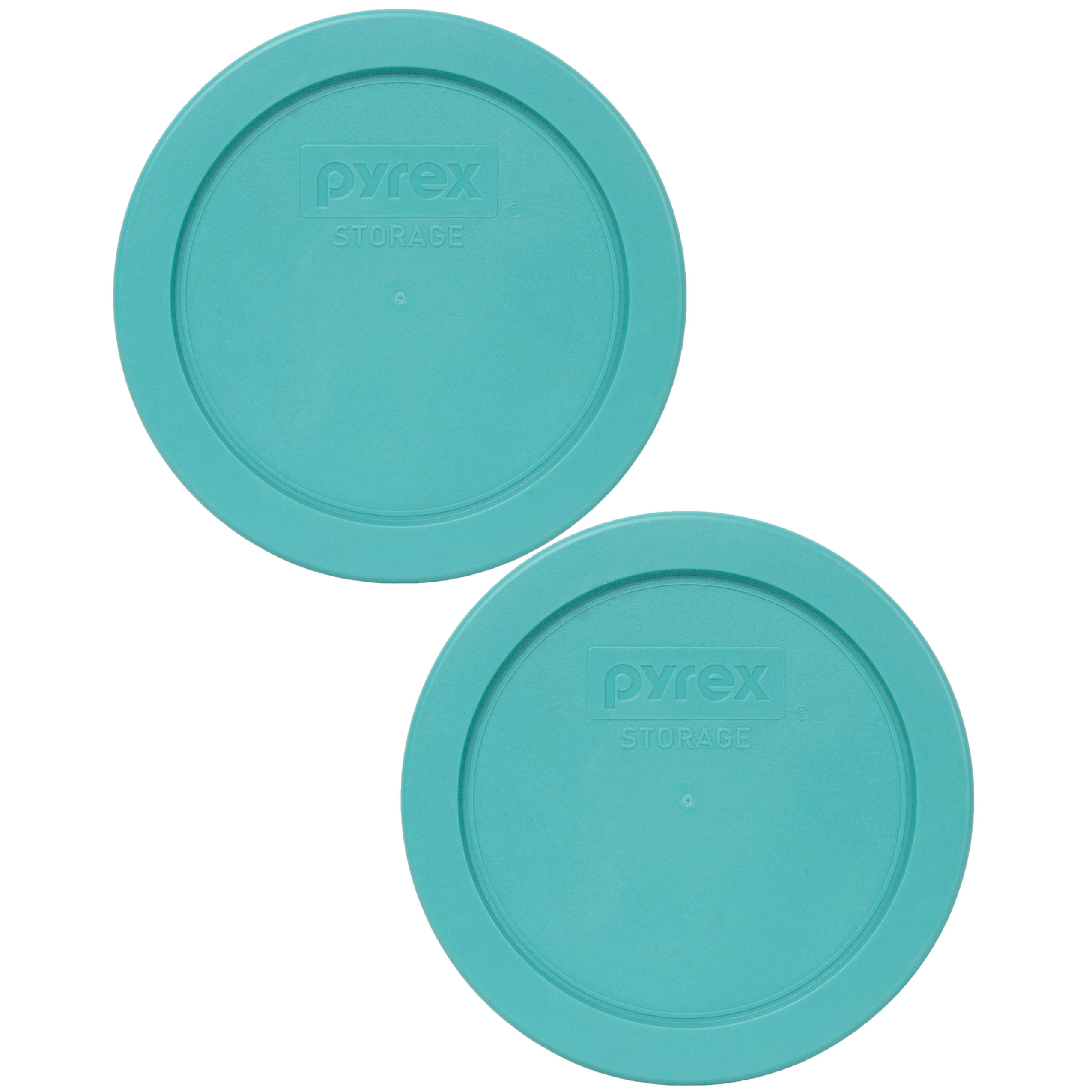 Pyrex 7200-PC 1136963 2 Cup Turquoise Lid (2-Pack) - Walmart.com