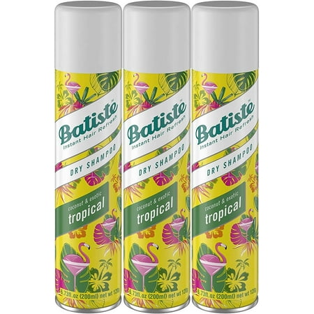 Batiste Dry Shampoo, Tropical, 3 Count (Packaging May Vary) | Walmart ...