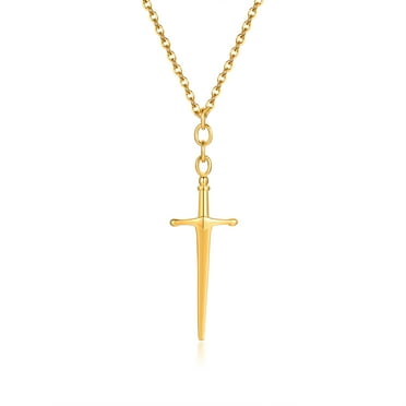 PAVOI 14K White Gold Plated Cross Necklace for Women | Cross Pendant ...