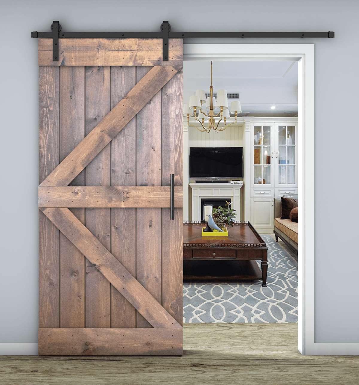 Solid Wood Barn Door