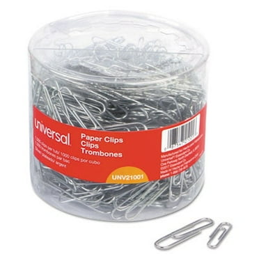 U Brands Paper Clips, Medium 1-1/8" and Large 2" Sizes, Assorted Colors ...