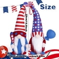 2 Pack Red White Blue independence Day Gnome Figurines, Cute Patriotic ...