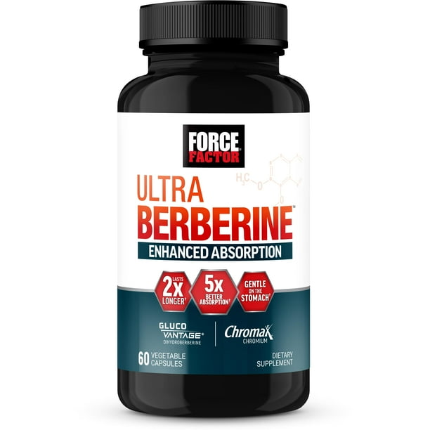 Suplemento Force Factor Ultra Berberine 60 cápsulas | Bodega Aurrera en línea