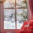 Euaioeiu Colorful Snowflake Window Stickers, Electrostatic Decorative ...