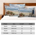 Coastal Beach Throw Pillow Covers 20 x 20 Inch Pillow Covers Set of 4 ...