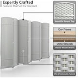 Tall Extra Wide Foldable Panel Partition Wall Divider, Double Hinged ...