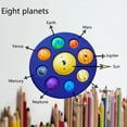 Kids Solar System Pop Press Fidget Toy, Eight Planets Mouse Bubble ...