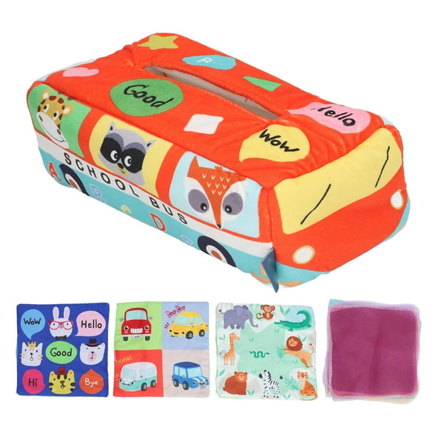 Baby Tissue Box, Preschool Learning Sensory Educational Stuffed Kids ...