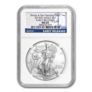 2023-(W) American Silver Eagle MS-69 PCGS (FirstStrike®) - Walking Liberty Half Dollars ...