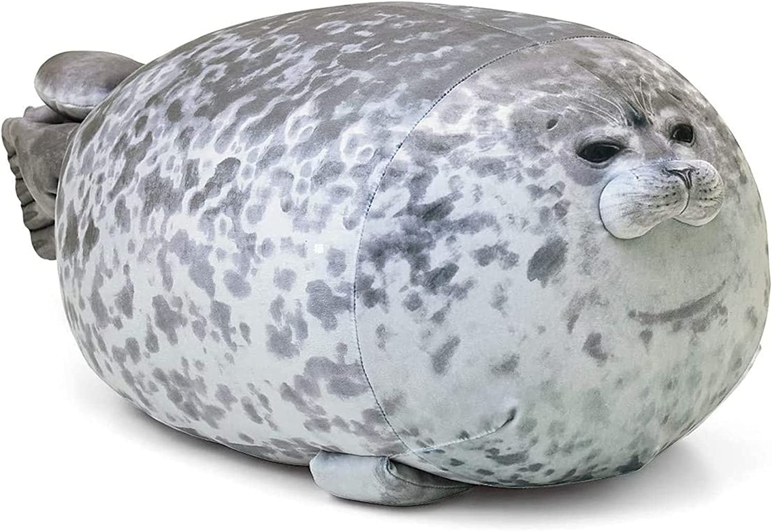 Almohada de peluche de foca regordeta, lindo animal de peluche de foca ...