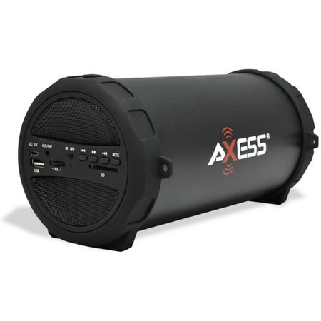 axGear AXESS SPBT1041 Portable Thunder Sonic Bluetooth Cylinder Loud ...