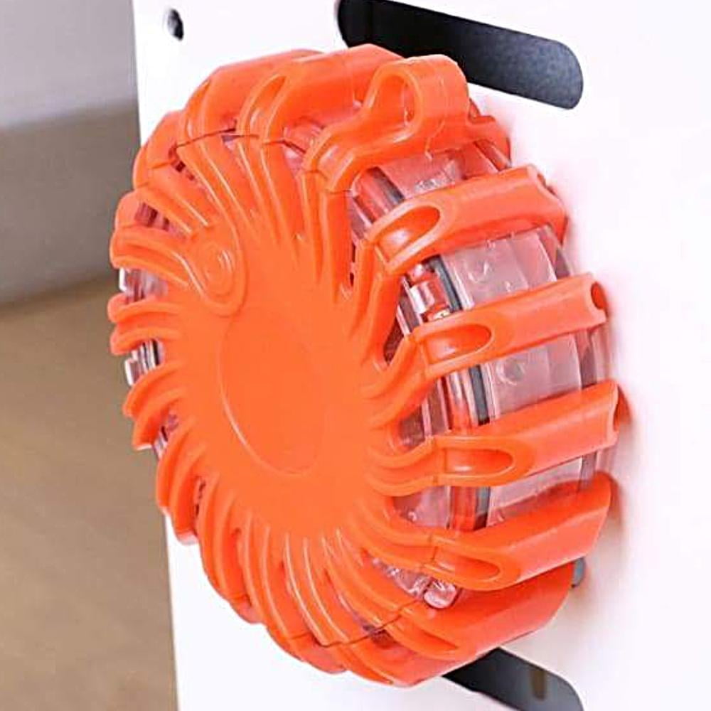 LED Road Flares Emergency Disc Beacon Roadside Safety Light - Walmart.com