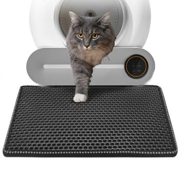 Cat Litter Mat, Kitty Litter Trapping Mat, Double Layer Mats with MiLi ...