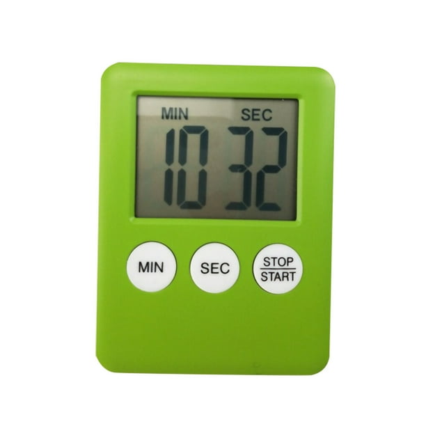 Digital Cooking Timer LCD Display Baking Countdown Alarm Button ...