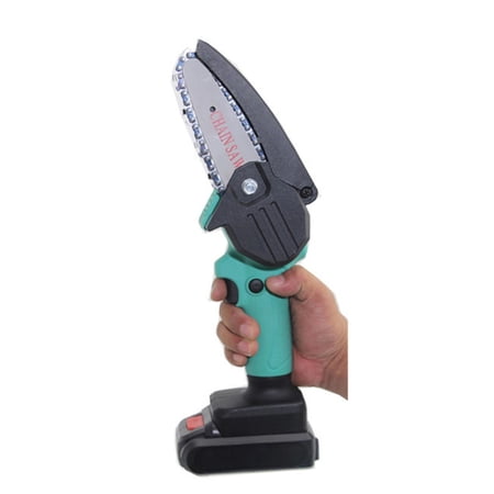 Portable Mini Electric Chain Saw Rechargeable Multipurpose One-handed ...