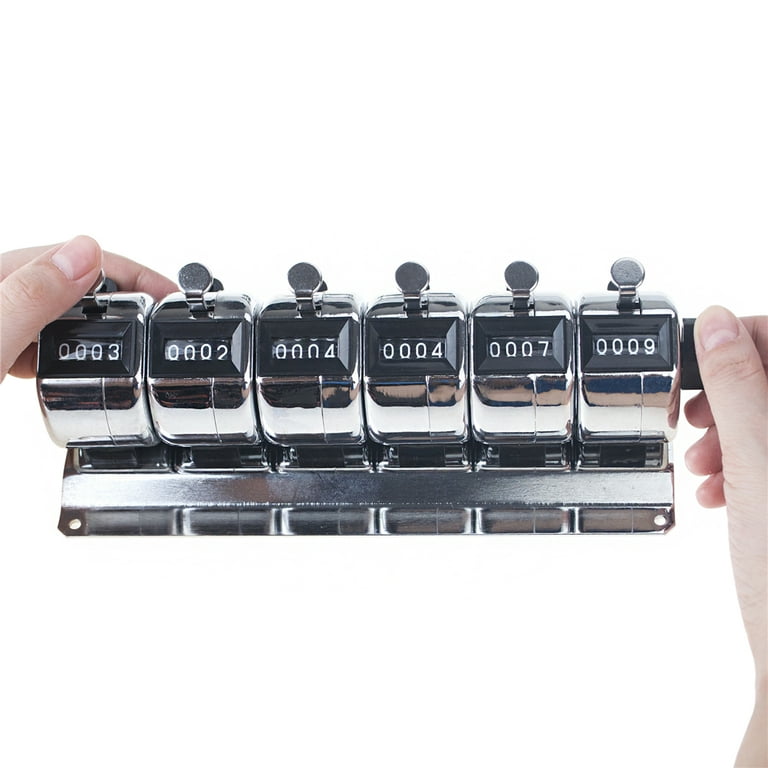 Pitch Counter Clicker GOGO 6-Unit Counter, Mechanical Tally Meter ...