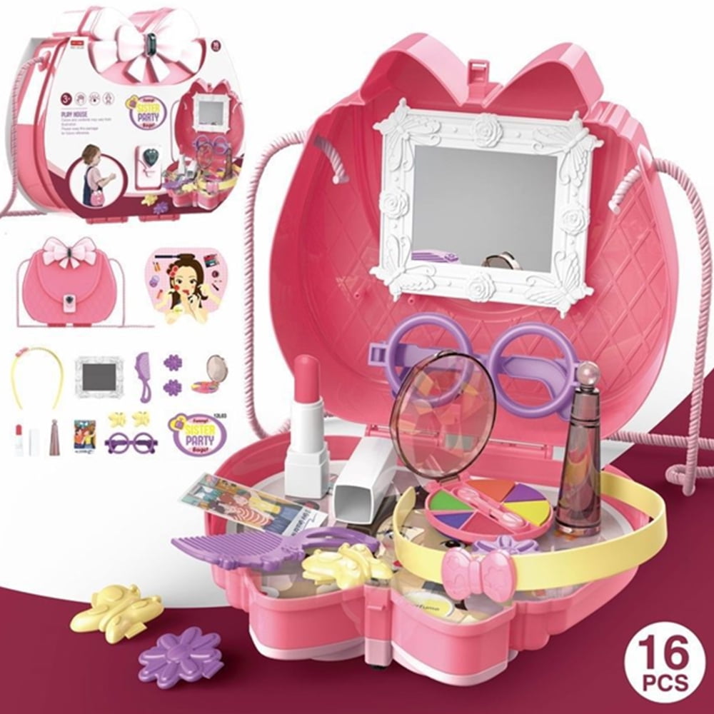 HAOAN Kids Makeup Toy Kit Little Girls Pretend Play Makeup Set for ...