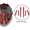 Low Wind Resistance Cycling Helmet with 17 Ventilation Deflectors ...