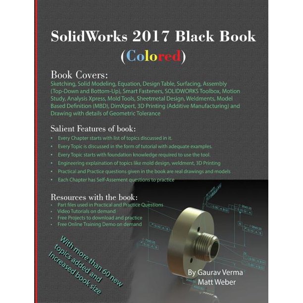 SolidWorks 2017 Black Book (Colored) (Paperback) - Walmart.com
